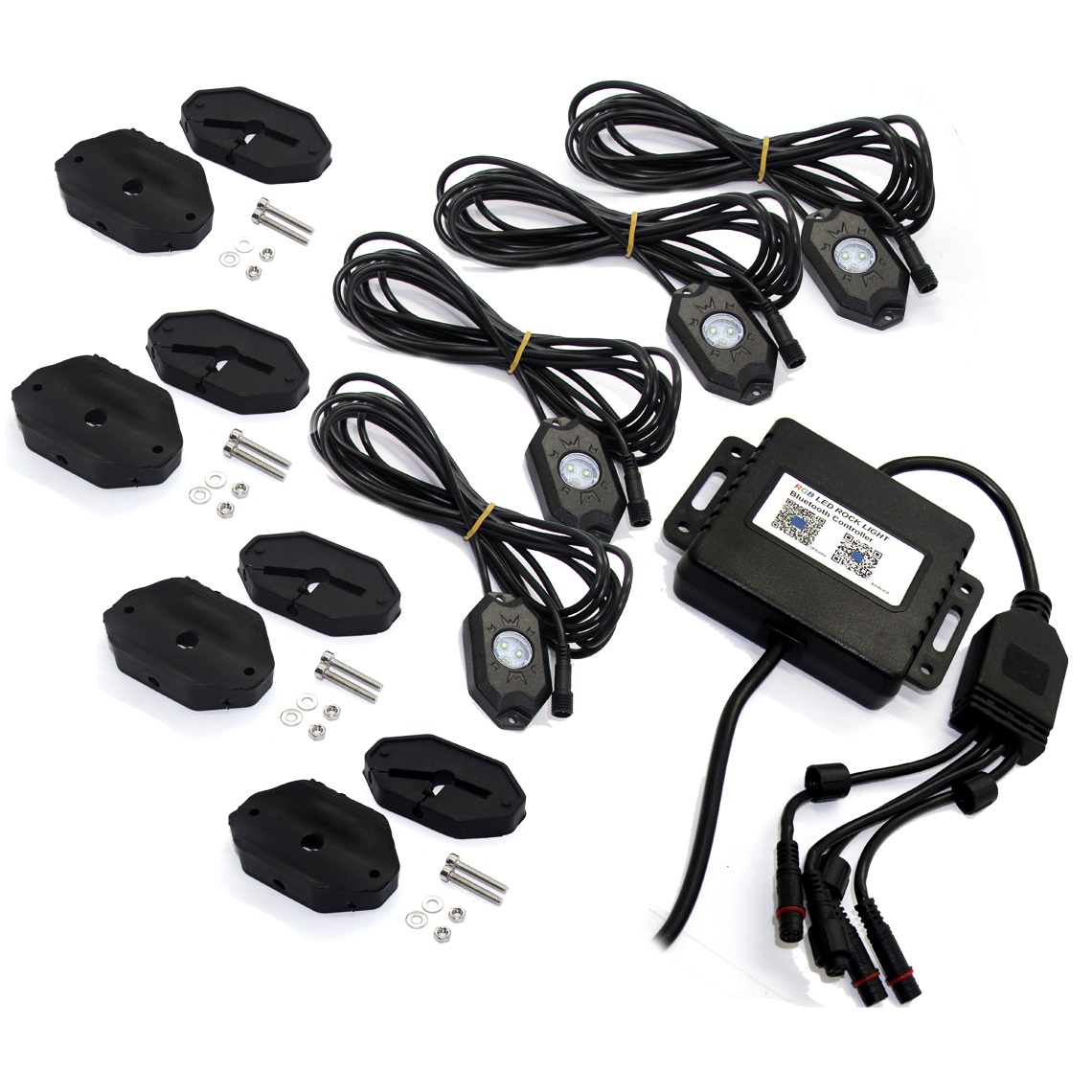 HKP™ Bluetooth RGB LED Rock Light Kit