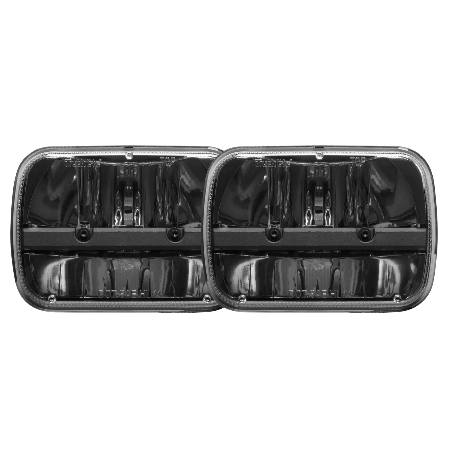 Holley RetroBright 7" Round LED Headlights - Classic White (Pair)