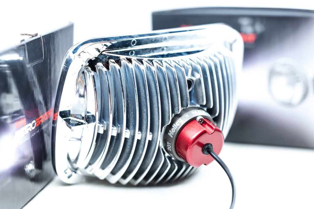 Holley RetroBright 5x7 LED Headlights - Classic White (Pair)